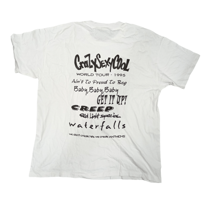 Vintage vintage 90s TLC Crazy Sexy Cool Rap Tees Tour Shirt | Grailed