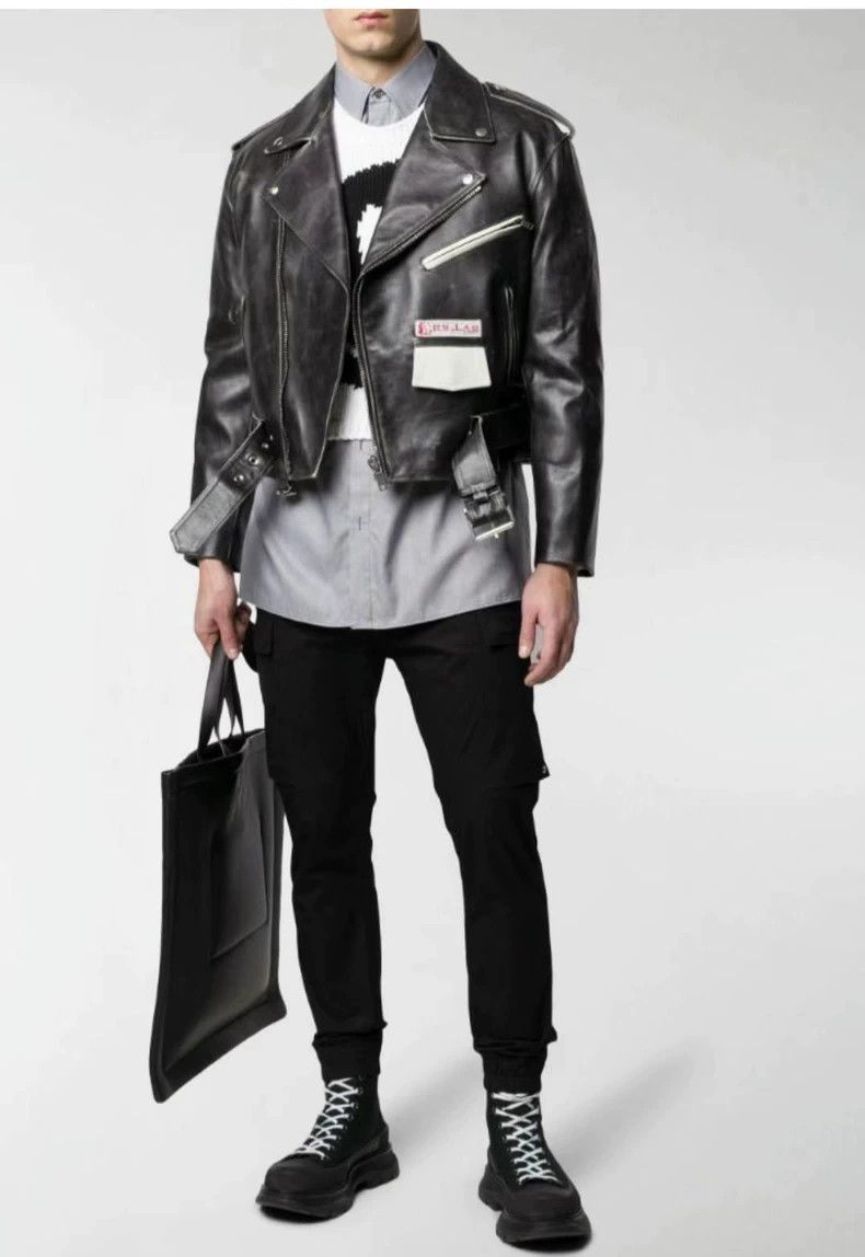 Raf Simons Raf Simons leather jacket | Grailed