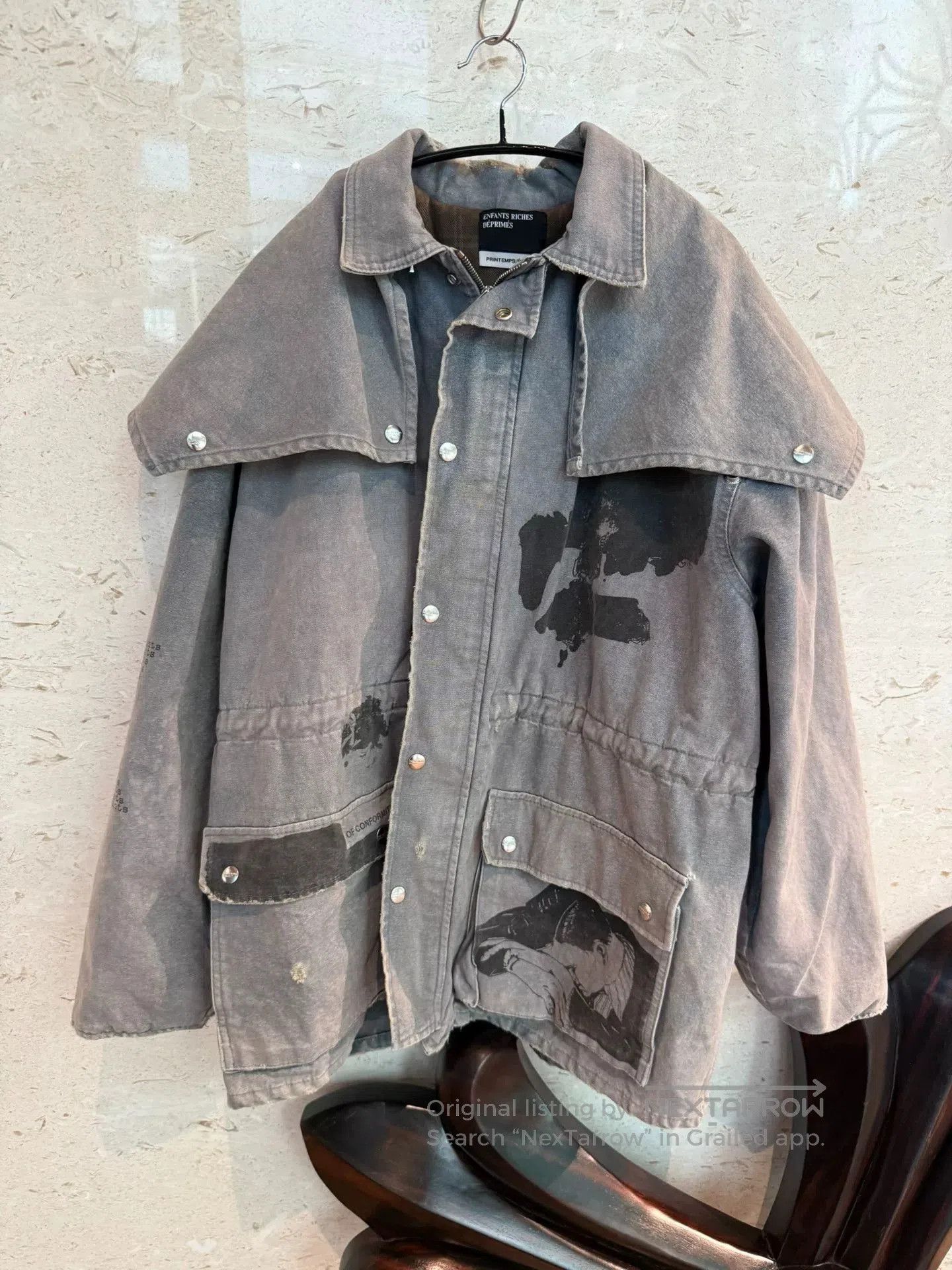 Enfants Riches Deprimes ERD 23ss Cargo Heavy Washed Jacket. | Grailed