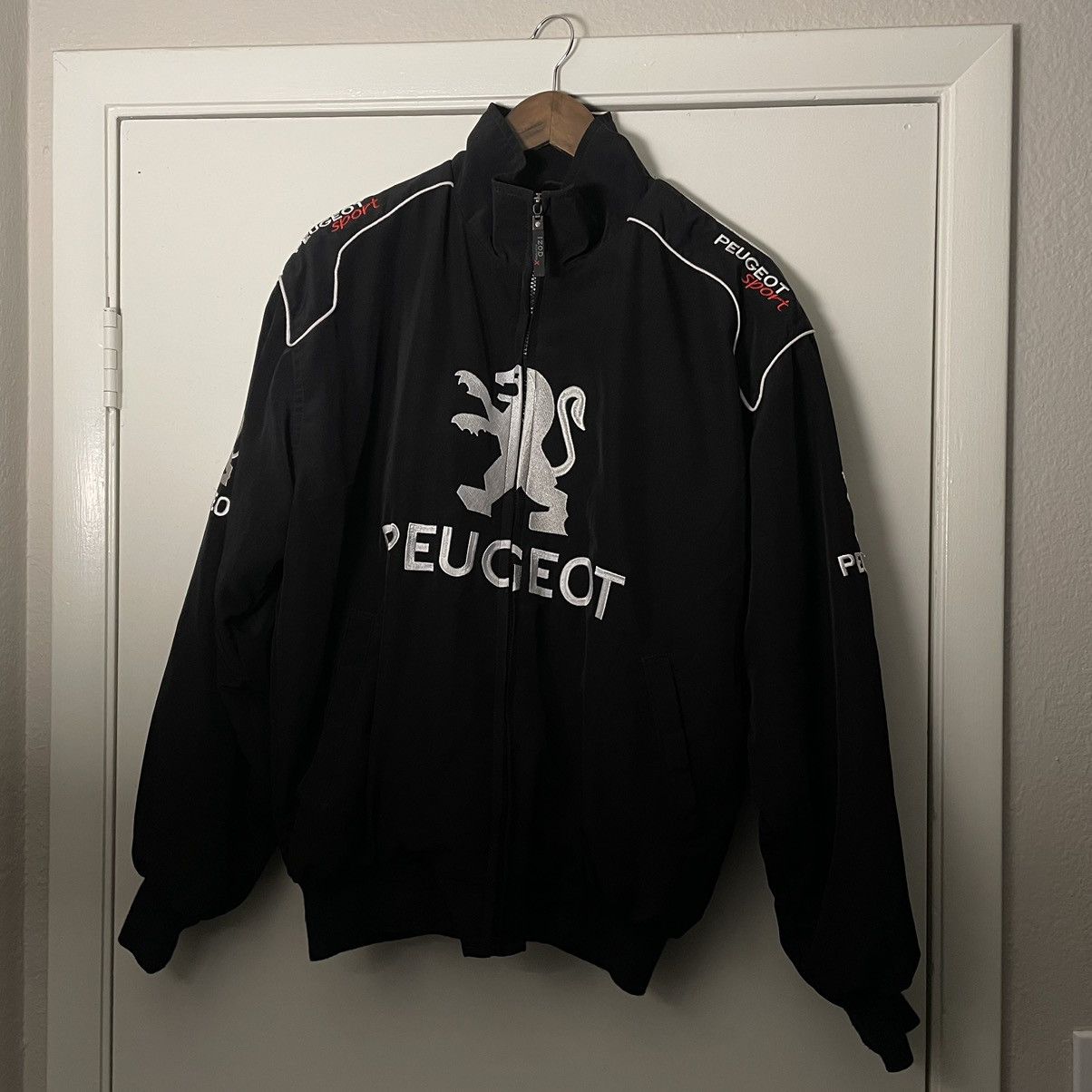Racing × Streetwear Peugeot Black Racing Jacket | Grailed