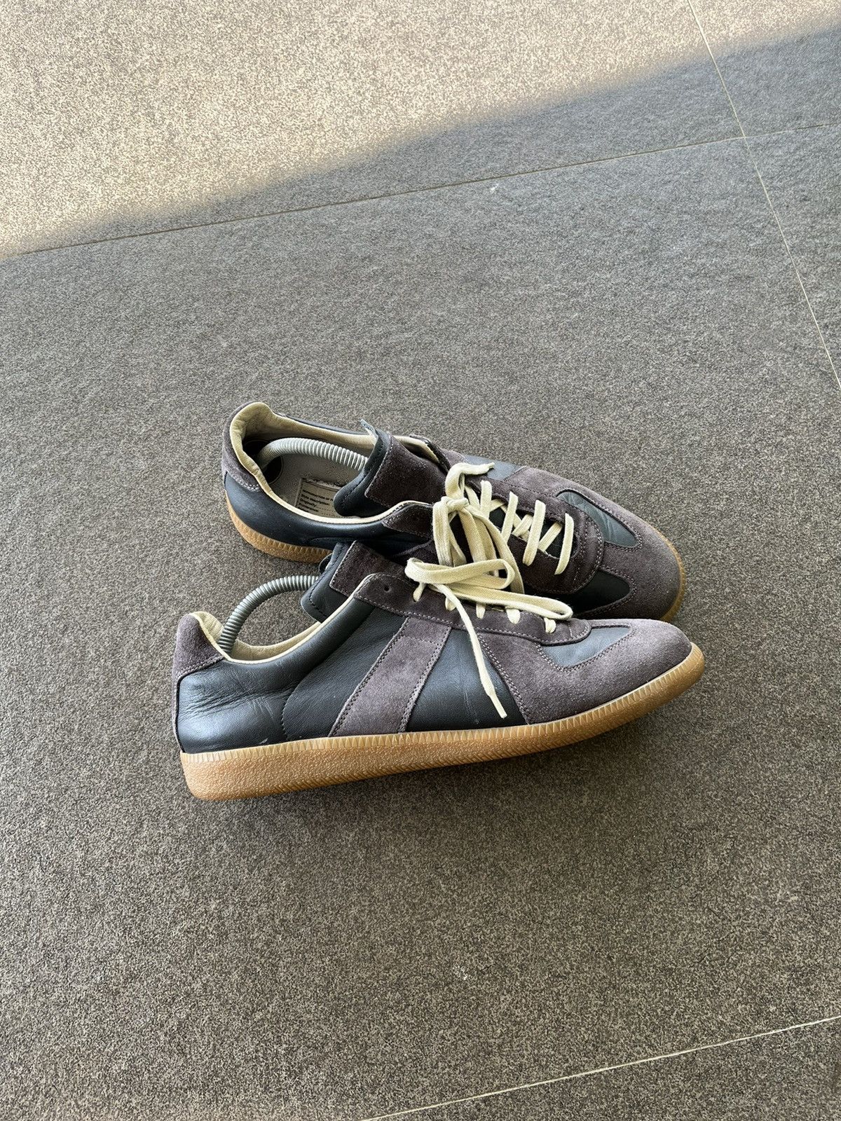Maison Margiela Maison Margiela GATs black suede | Grailed