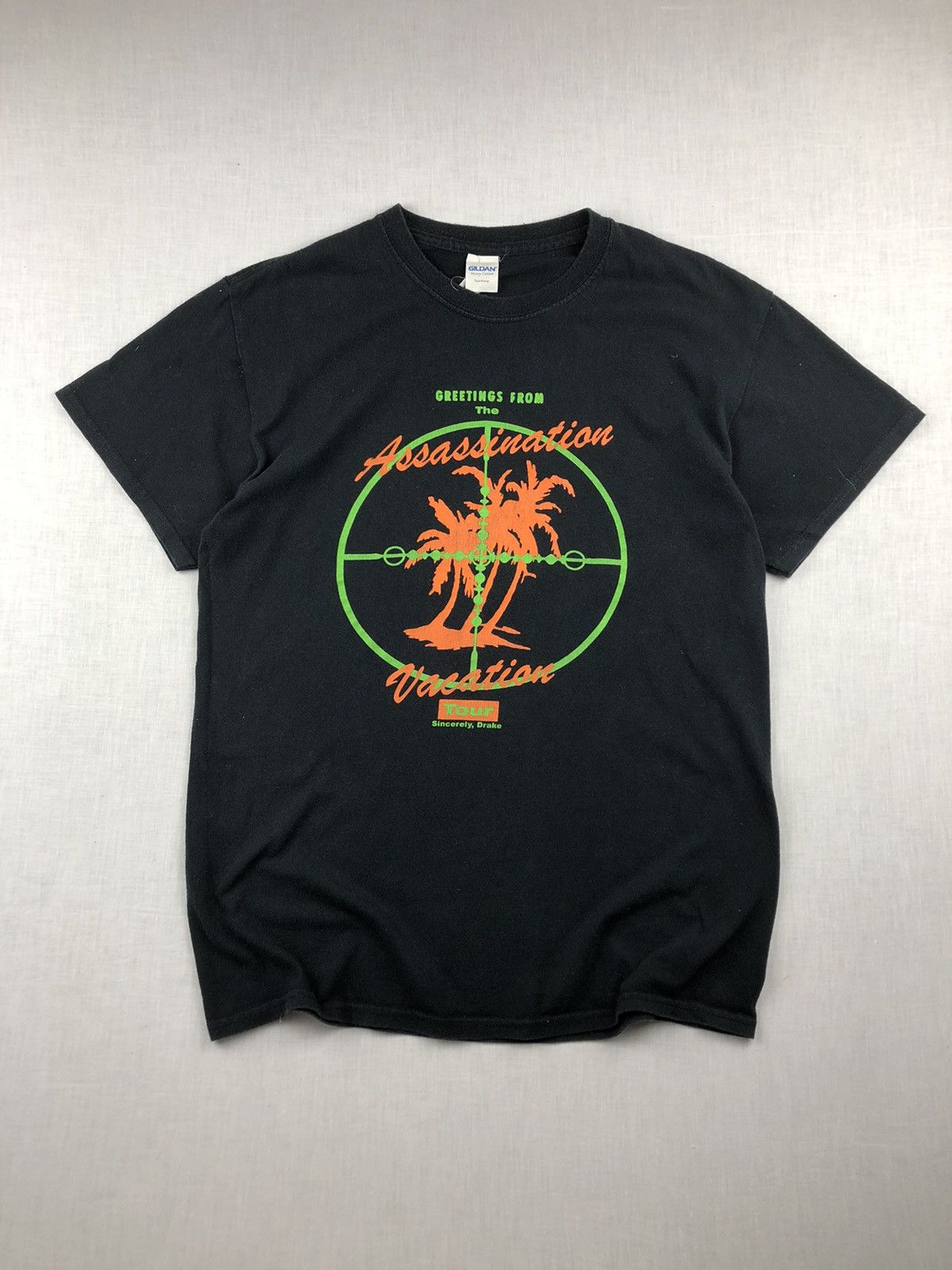 Drake × Rap Tees DRAKE Assassination Vacation 2019 Tour T-shirt | Grailed