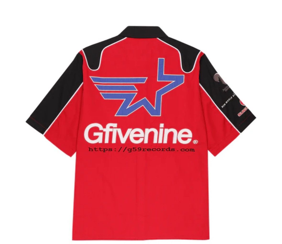 G59 Records G59 [REDACTED] SS RACING SHIRT (RED) XL | Grailed