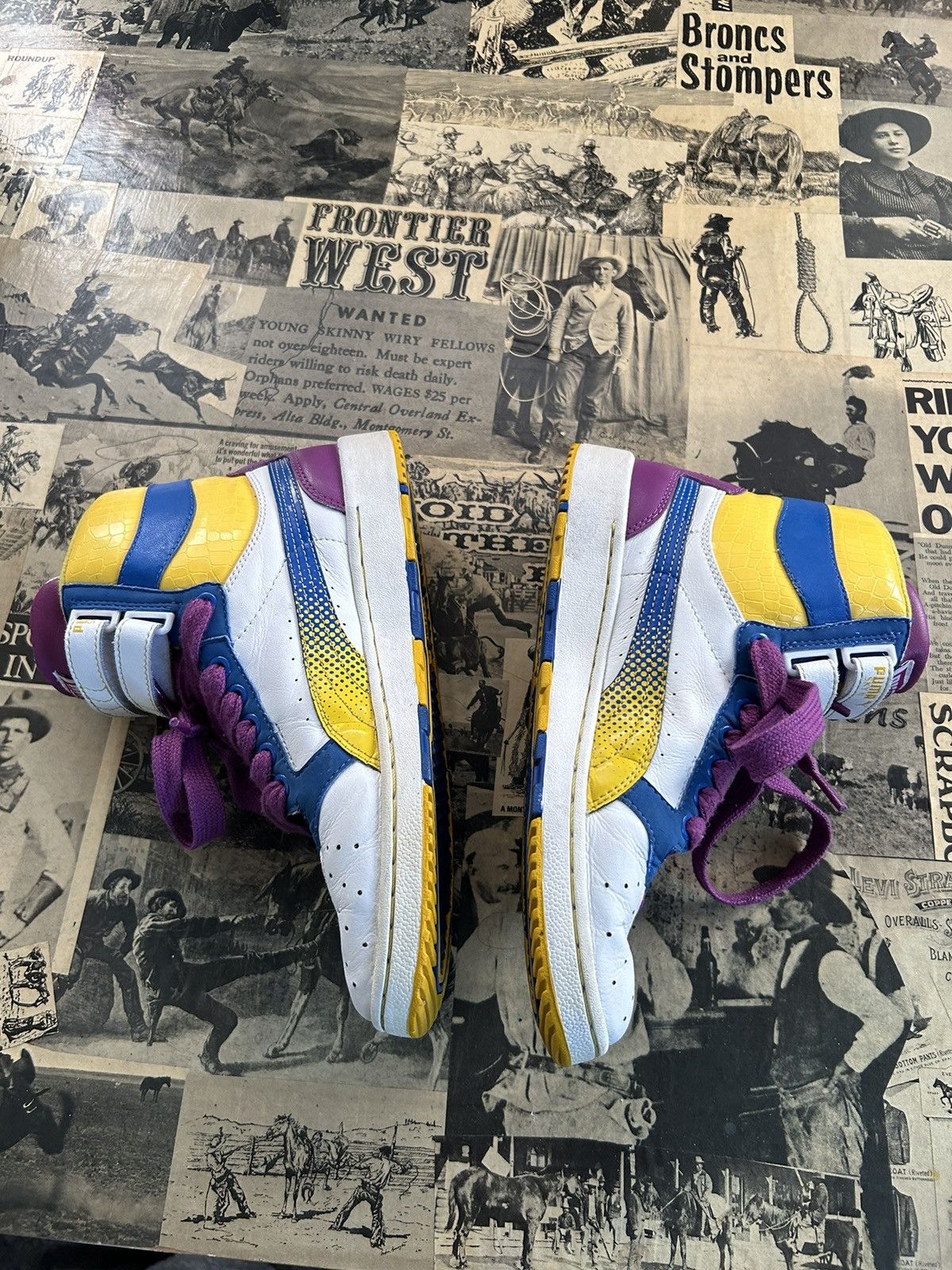 Puma PUMA sky high II contact hi top retro sneakers | Grailed
