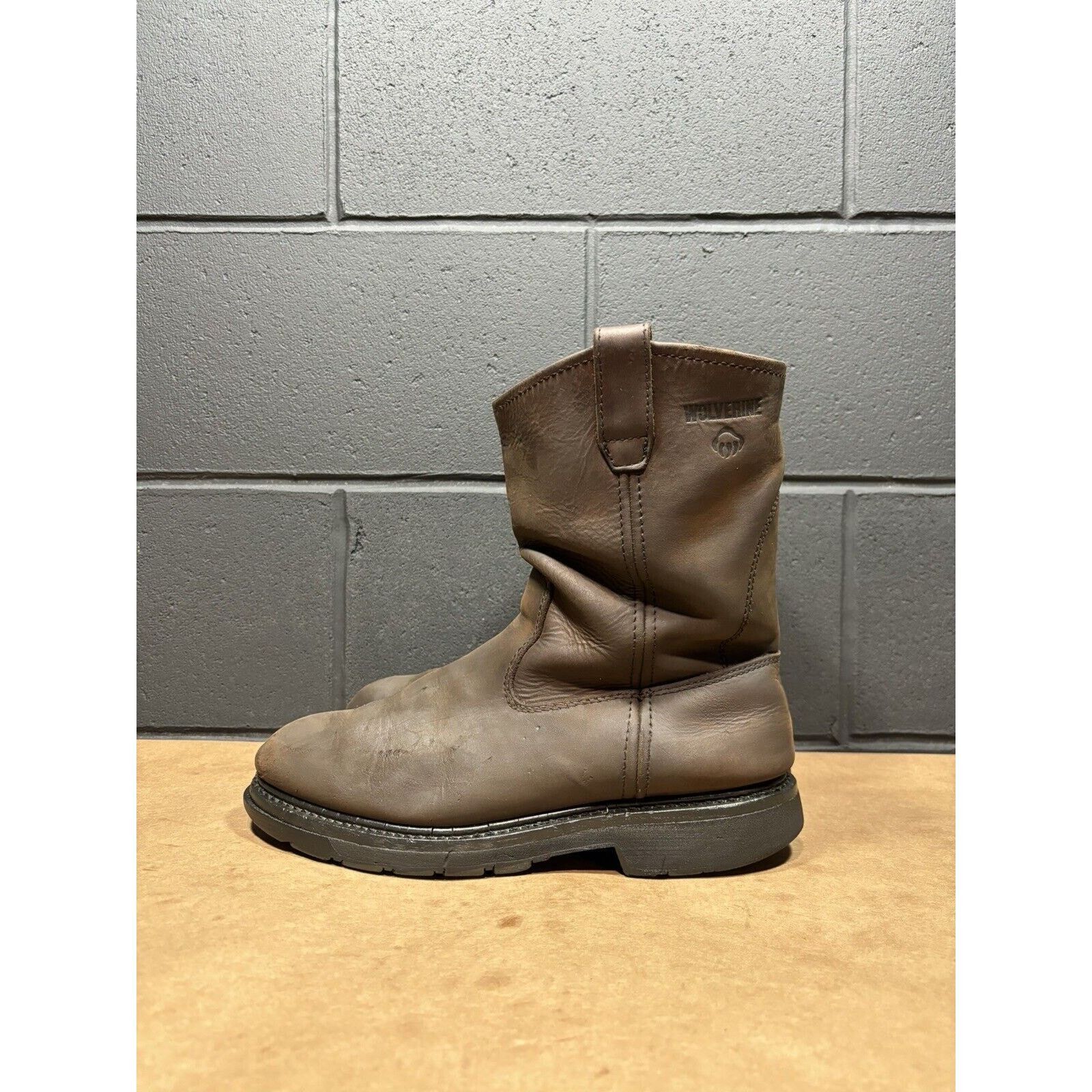 Wolverine Wolverine Brown Leather Western Boots Work Chore 10.5 M | Grailed