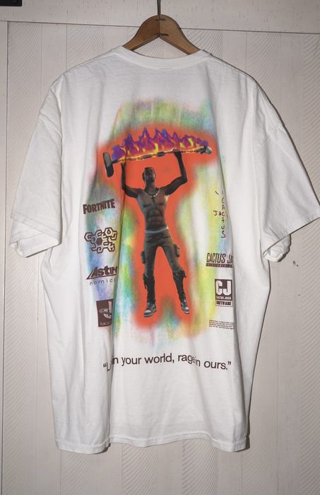 Travis Scott Travis Scott x Fortnite The Scotts Rage Emote T-Shirt ...