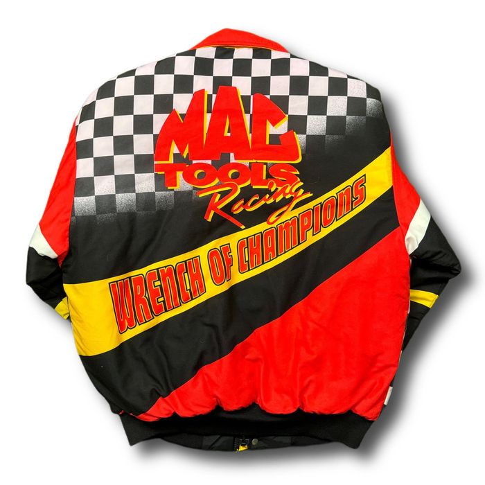 NASCAR Nascar Mac Tools Racing 90s Vintage AOP Heavy Puffer Jacket ...