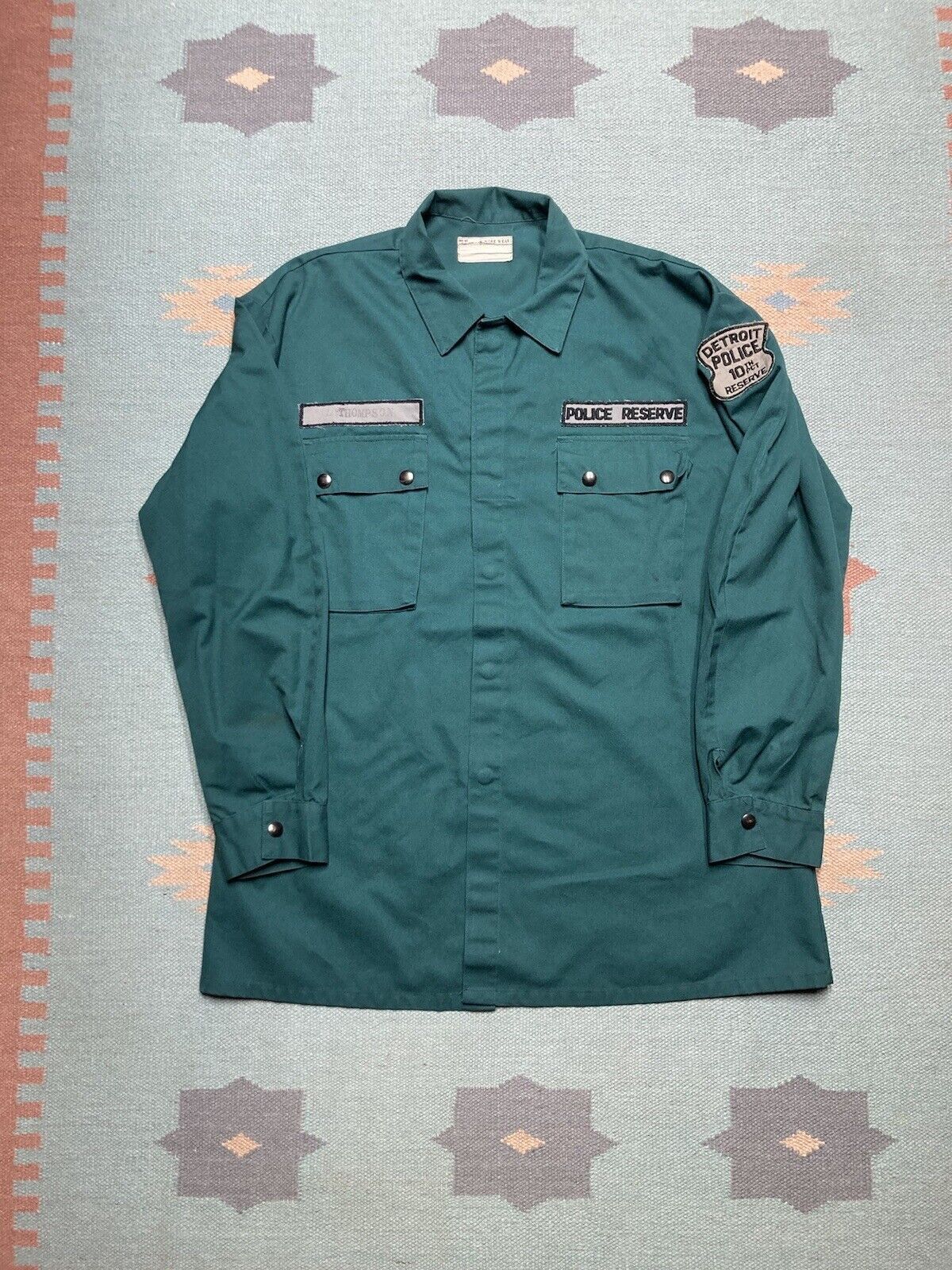 Police × Streetwear × Vintage VTG 60s 70s Detroit police uniform jacket ...