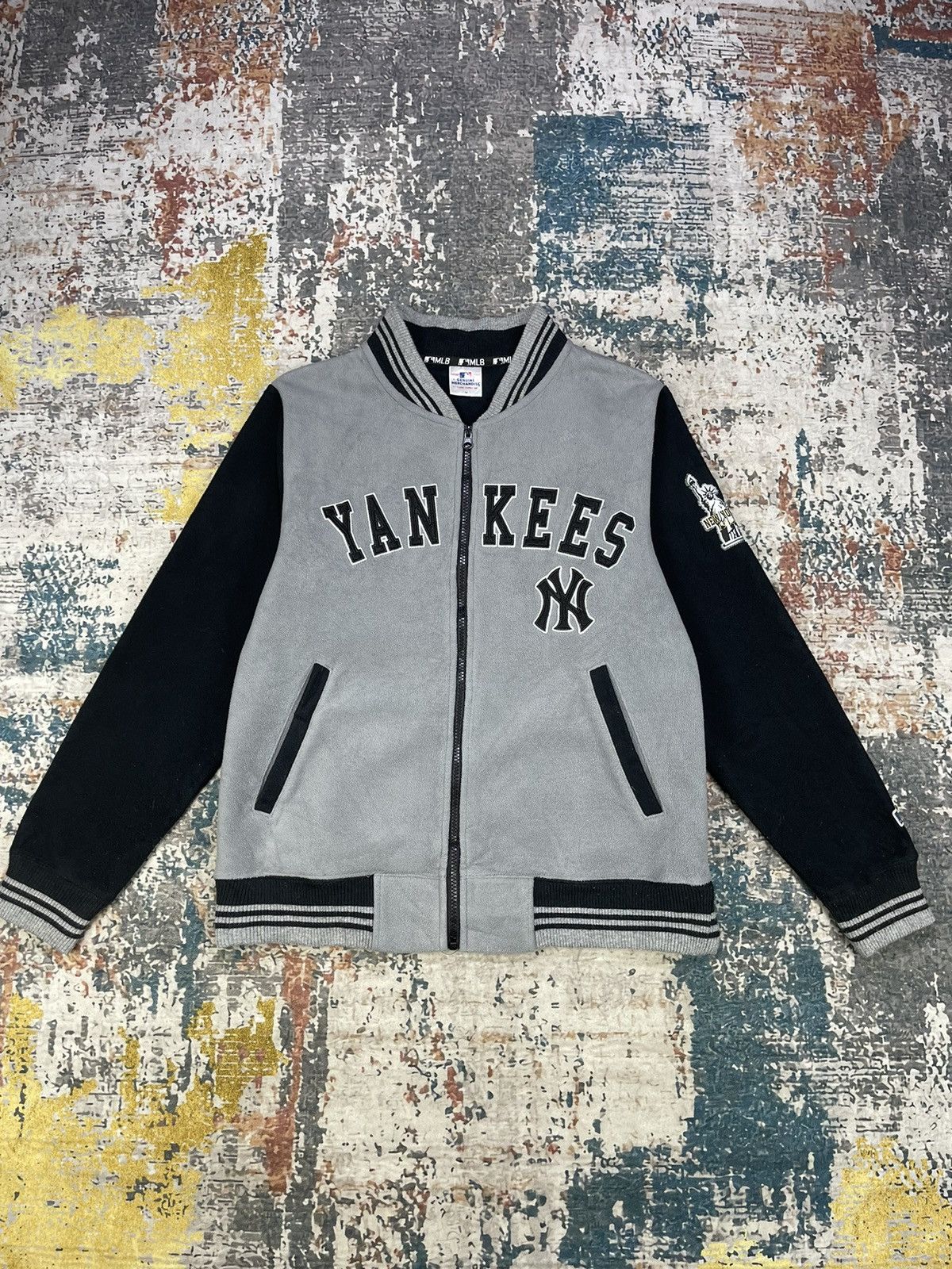 MLB × New York Yankees × Streetwear MLB New York Yankees Fleece Zipper ...