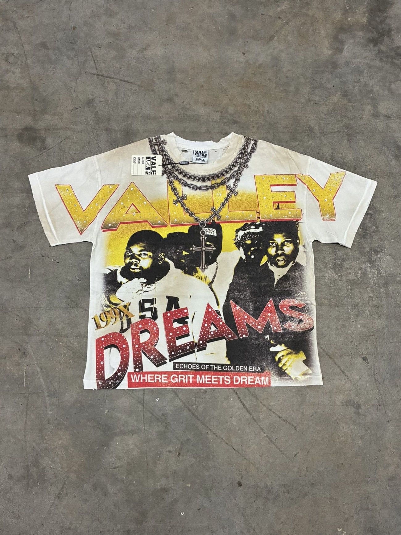 Vale Vale Forever Valley Dreams White Chamber Bling Tee Medium | Grailed