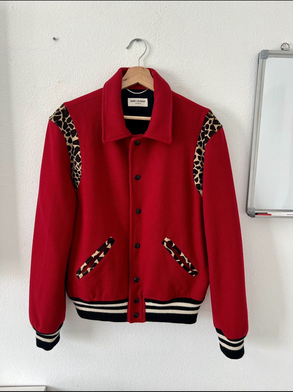 Saint Laurent Paris × Yves Saint Laurent Leopard Saint Laurent Teddy ...