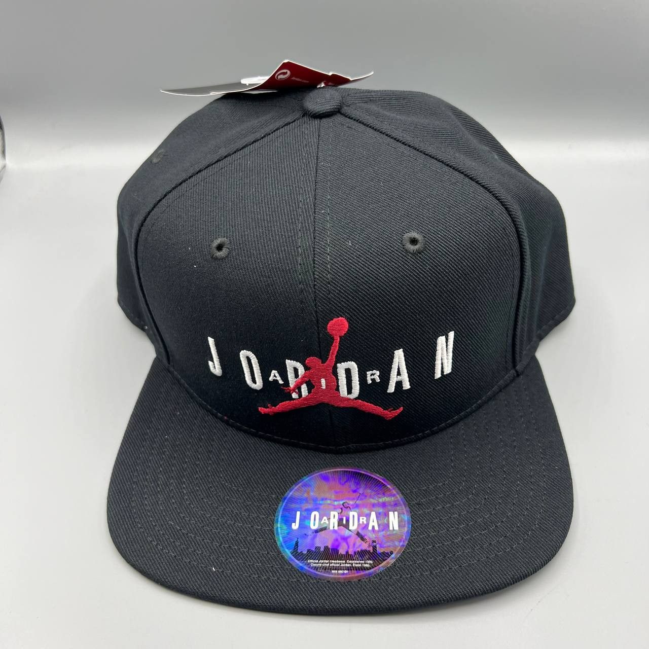 Jordan Brand Air Jordan Hat Men Black Embroidered Logo Snap Back Cap ...
