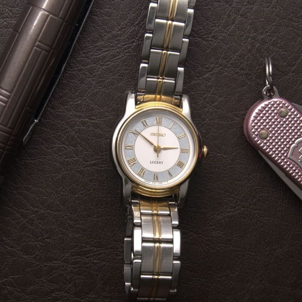 Seiko OG ALL Vintage 90s Seiko Lucent Roman Dial | Grailed