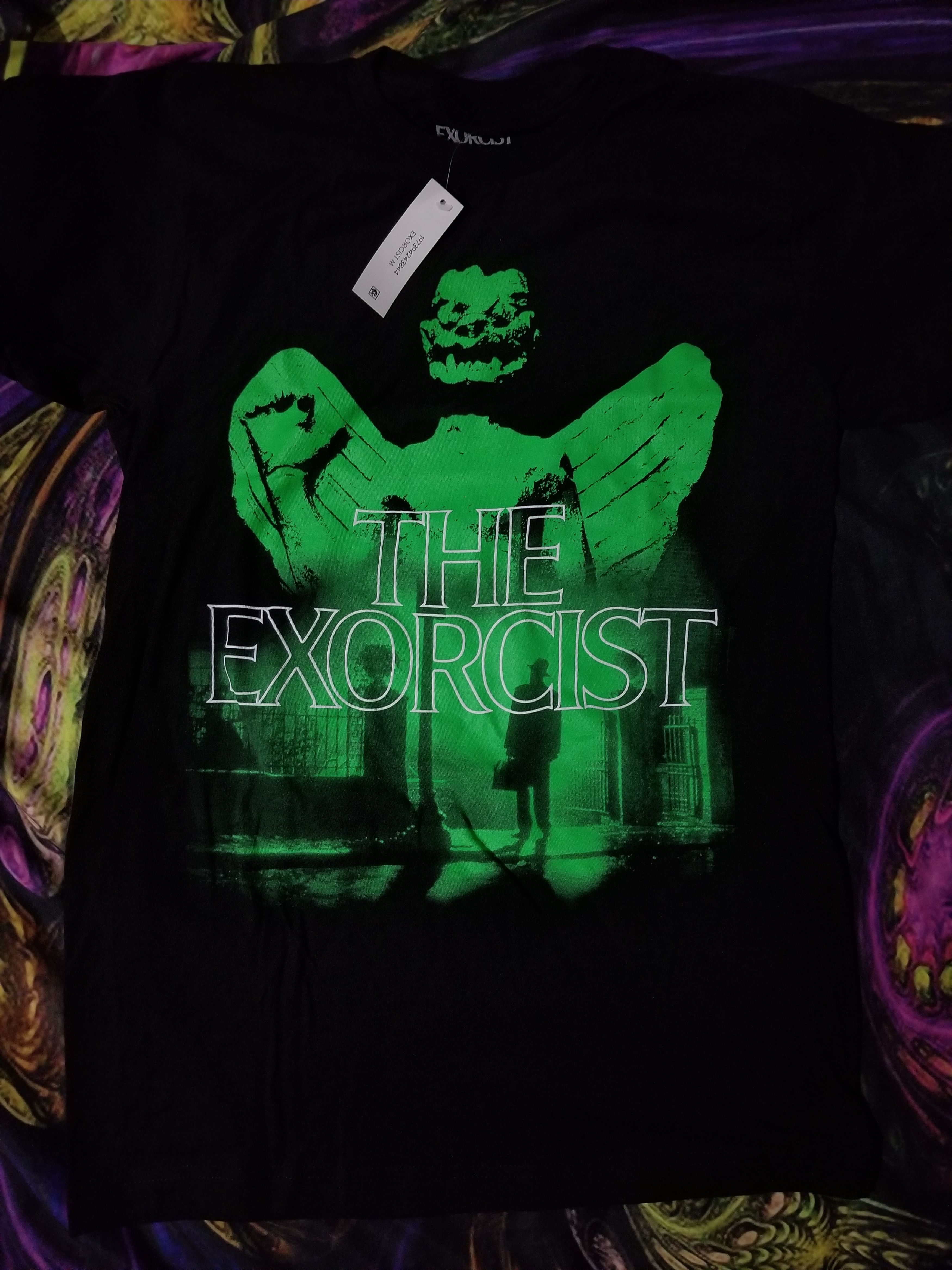 Designer The Exorcist Pazuzu Green Statue Priest Street Graphic | Grailed