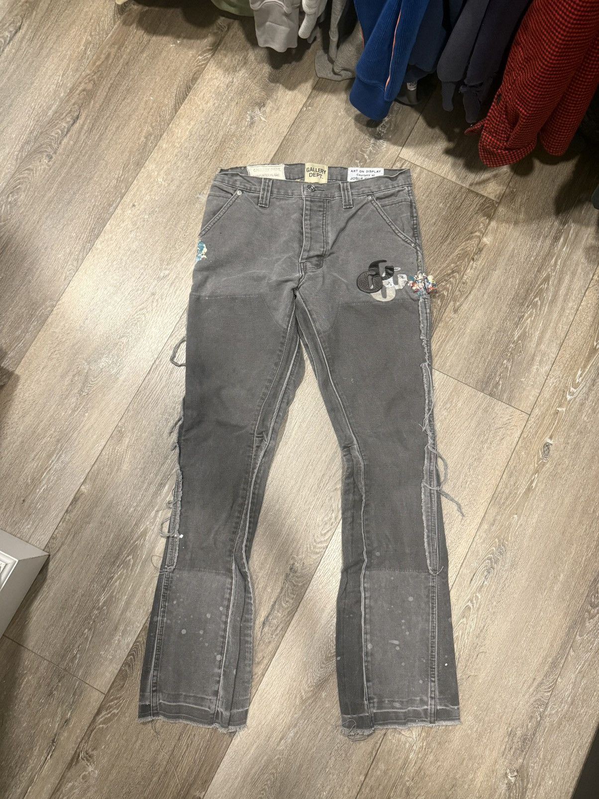 Gallery Dept. Gallery Dept. Grey Carpenter Flare G patch | Grailed