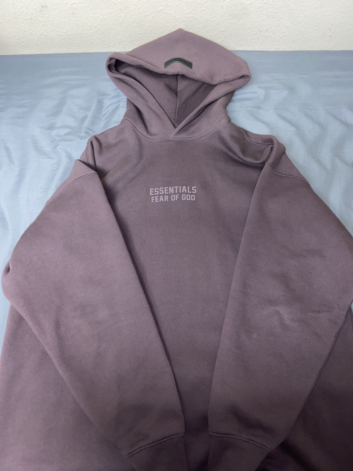 Essentials Fear of God Essentials Relaxed Hoodie ‘Plum’ | Grailed