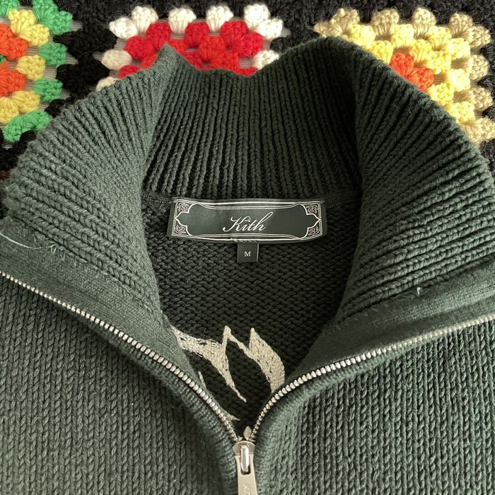 Kith KITH Wyona Full Zip Varsity Sweater ‘Stadium’ sz M | Grailed