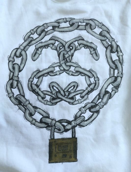 Vintage RARE Stussy ChainGang crewneck sweatshirt | Grailed