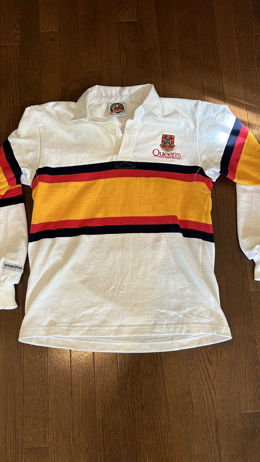 Barbarian Queens University Rugby Polo | Grailed