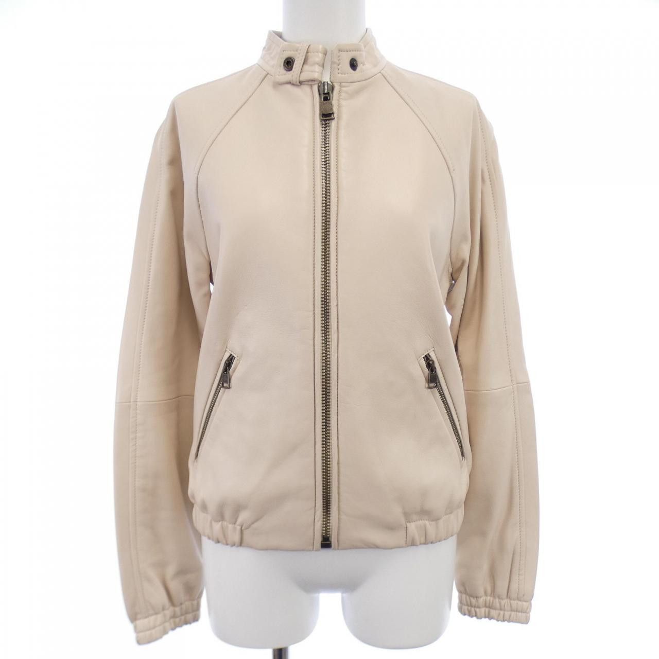 Coach Coach Coach Sheepskin Jacket Leather Outerwear DUTY FREE for USA ...