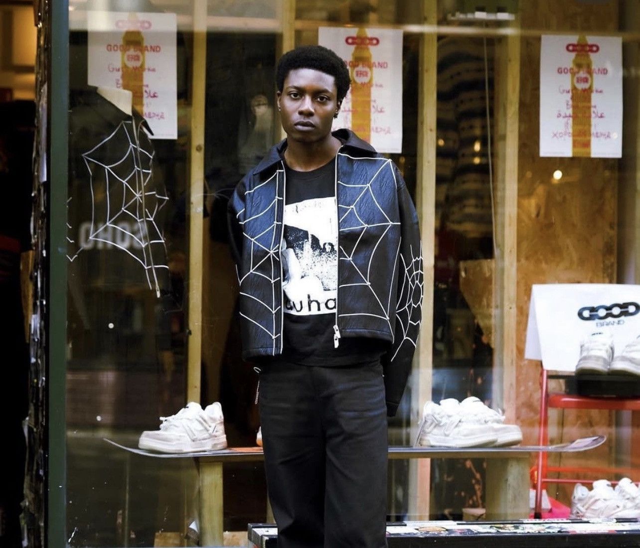 Brand New Brand new , Spider leather jacket | Grailed