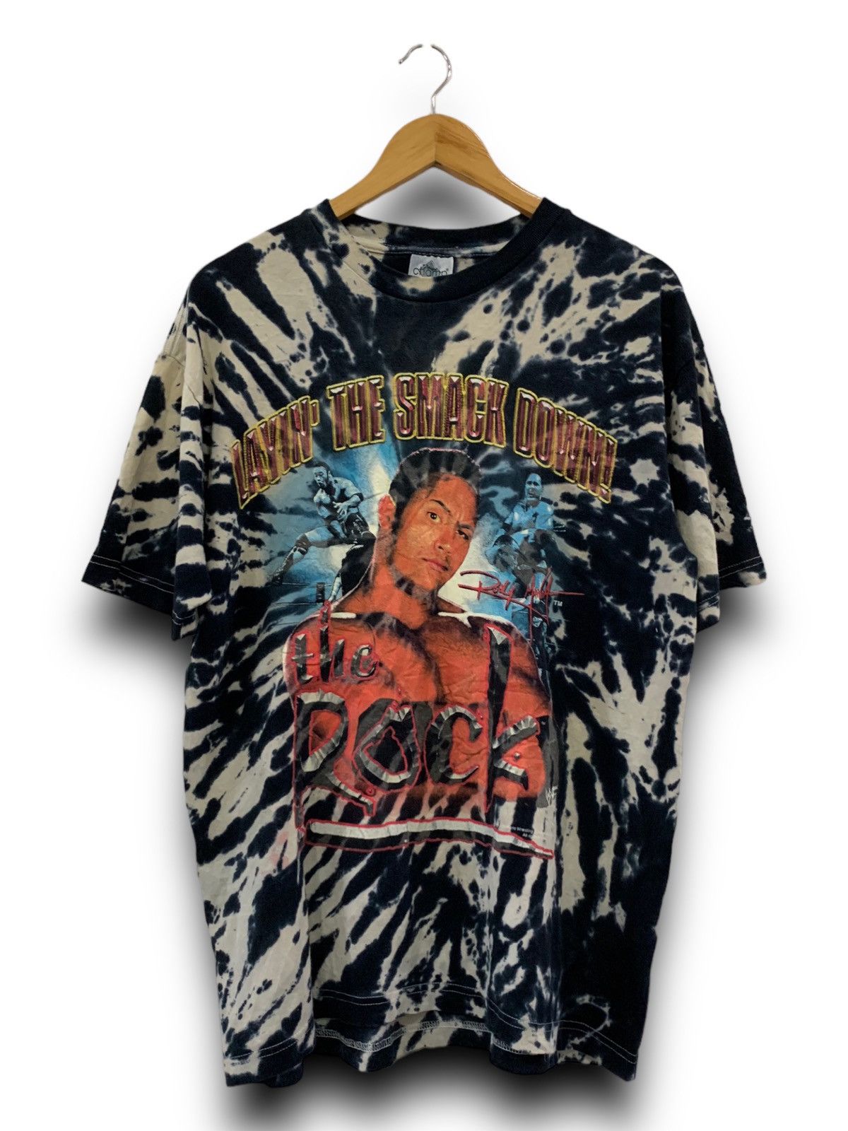 Star Of Hollywood × Vintage × Wwe VINTAGE 1999 WWE SUPERSTAR THE ROCK ...