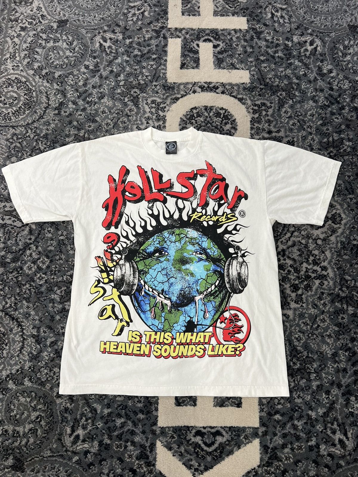 HELLSTAR HELLSTAR “HEAVEN ON EARTH” TSHIRT - SIZE LARGE | Grailed