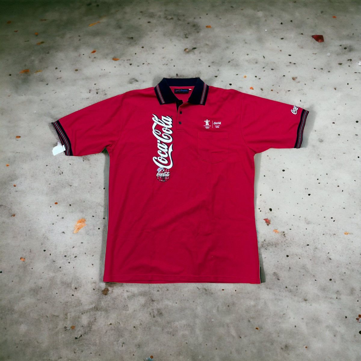 Vintage 2010s Olympic Coca Cola Polo | Grailed