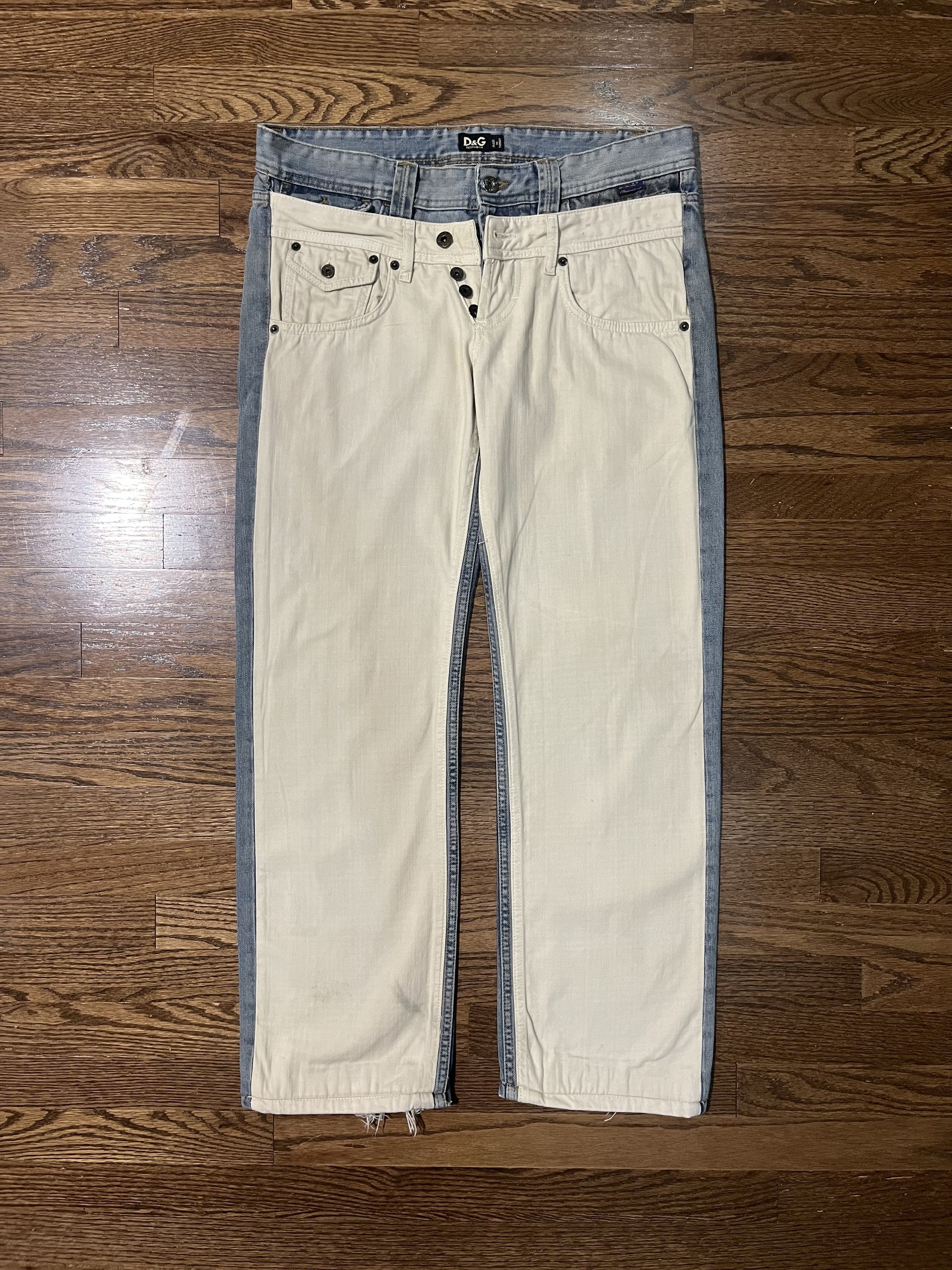 Dolce & Gabbana Dolce & Gabbana Undone Double Layered Jeans | Grailed