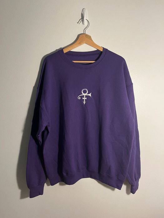 Prince Purple Rain Prince 1999 Embroidery Crewneck Sweatshirt | Grailed
