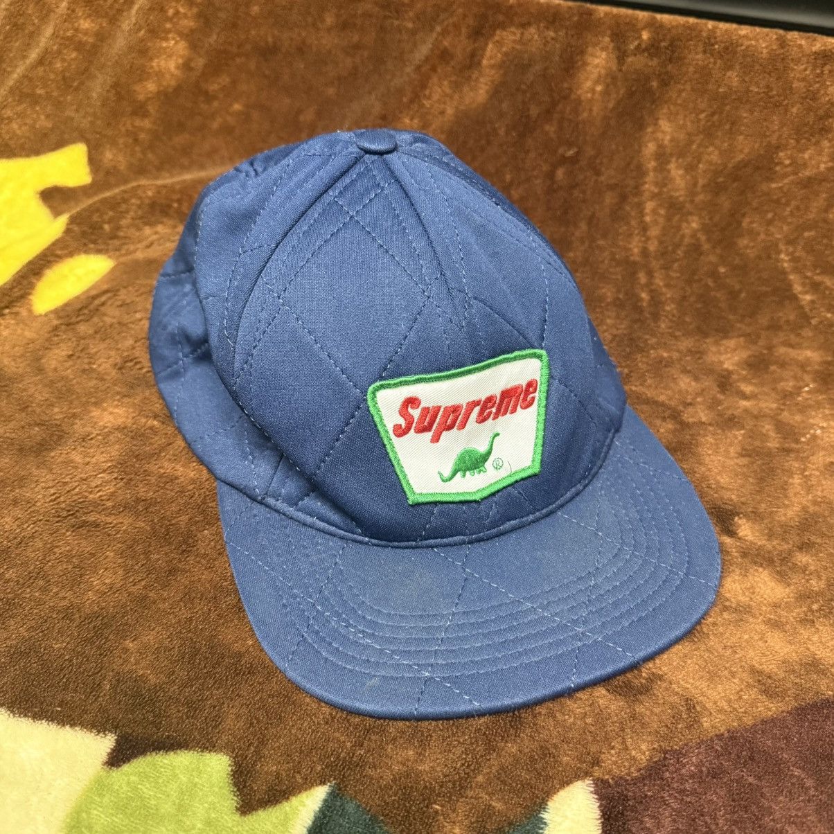 Supreme Supreme Sinclair Dino 5 Panel Cap Snapback Hat 2012 | Grailed