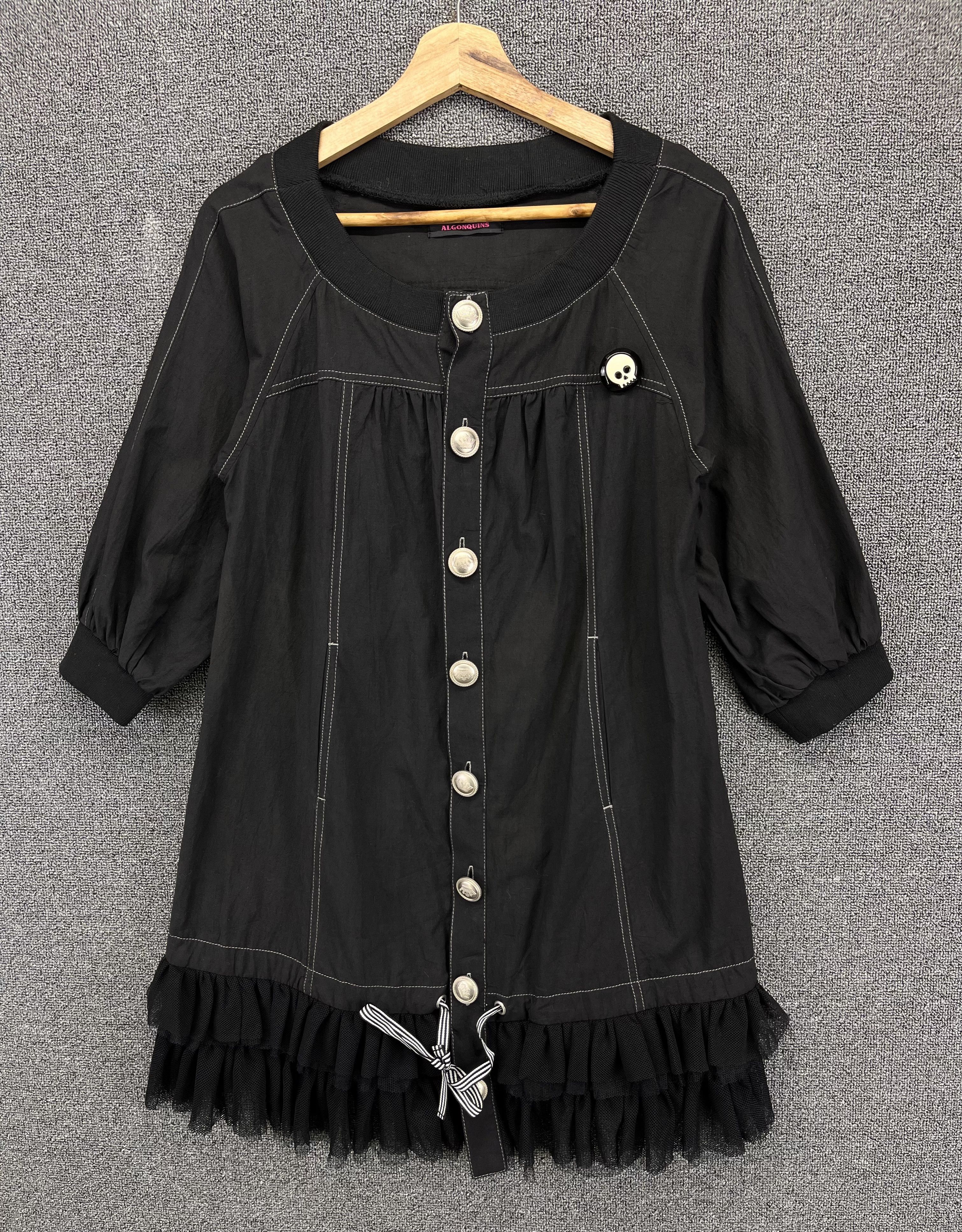 Vintage Algonquins Rare Button Up Punk Blouse Cardigan