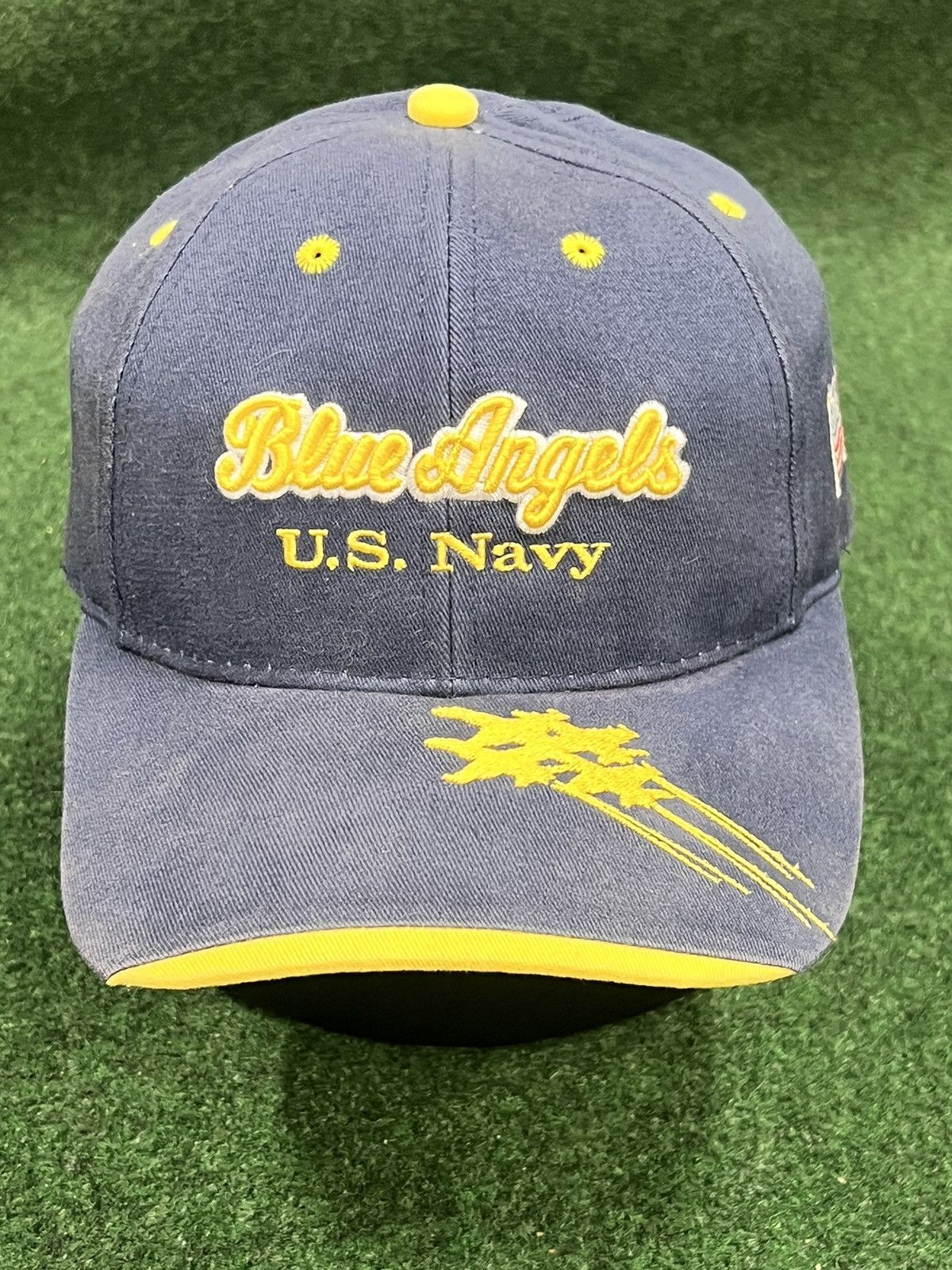 Vintage Blue Angels US Navy Strapback Hat | Grailed