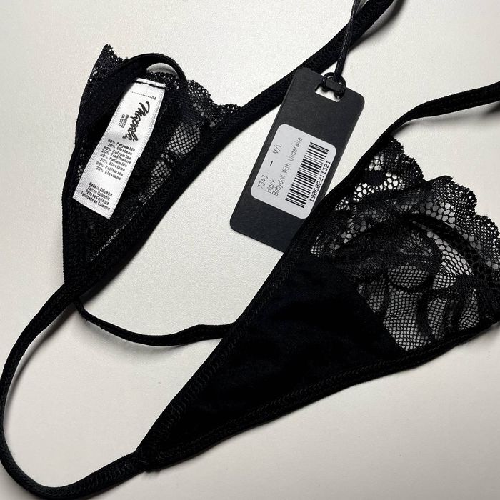 Other Mapale G String Thong Womens Medium Large Black Lace NWT | Grailed