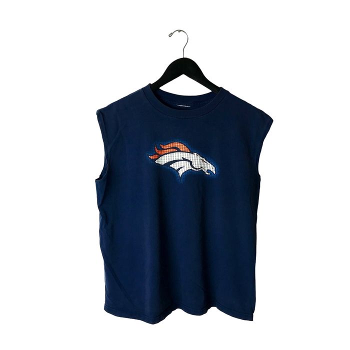 NFL Denver Broncos Muscle Shirt Blue Football Graphic Tank NFL | Grailed