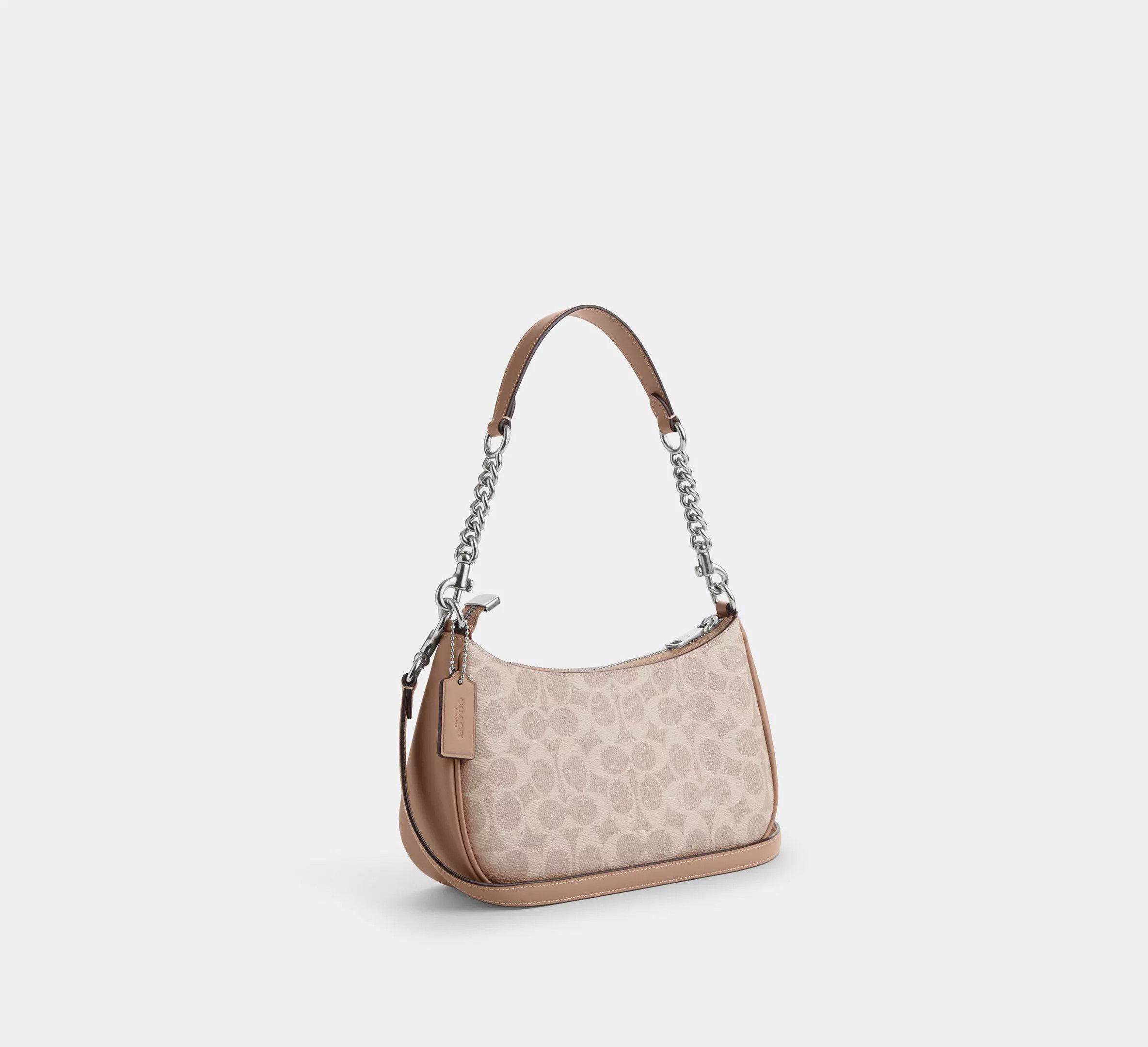 Coach Teri Shoulder Bag In Signature Canvas CV933 sand/taupe | Grailed
