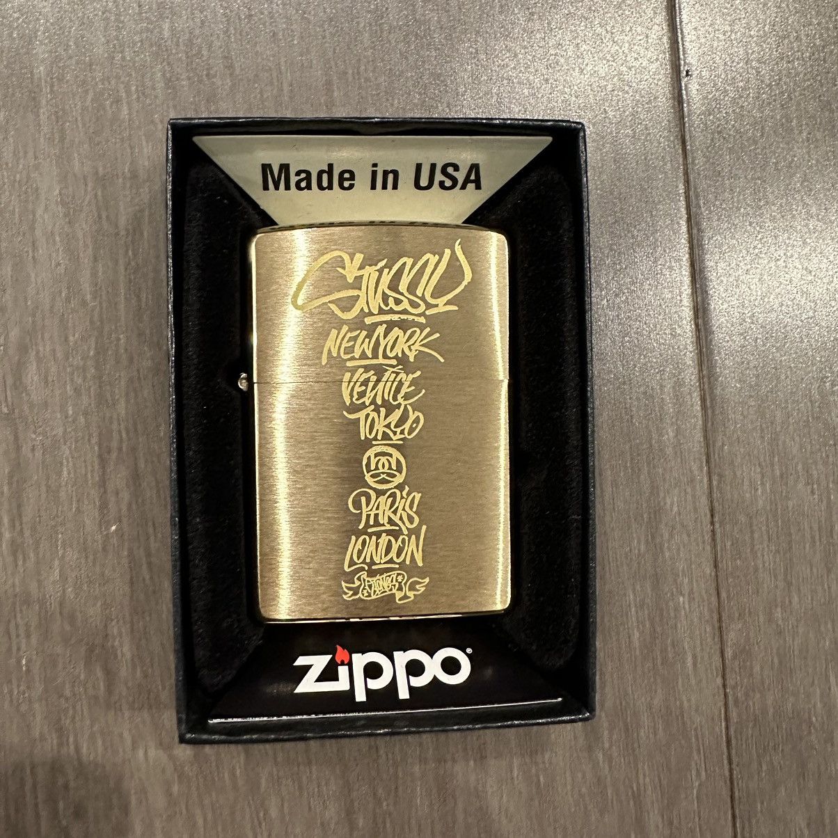 Born X Raised × Stussy × Zippo Stussy & Born x Raised Zippo Lighter ...