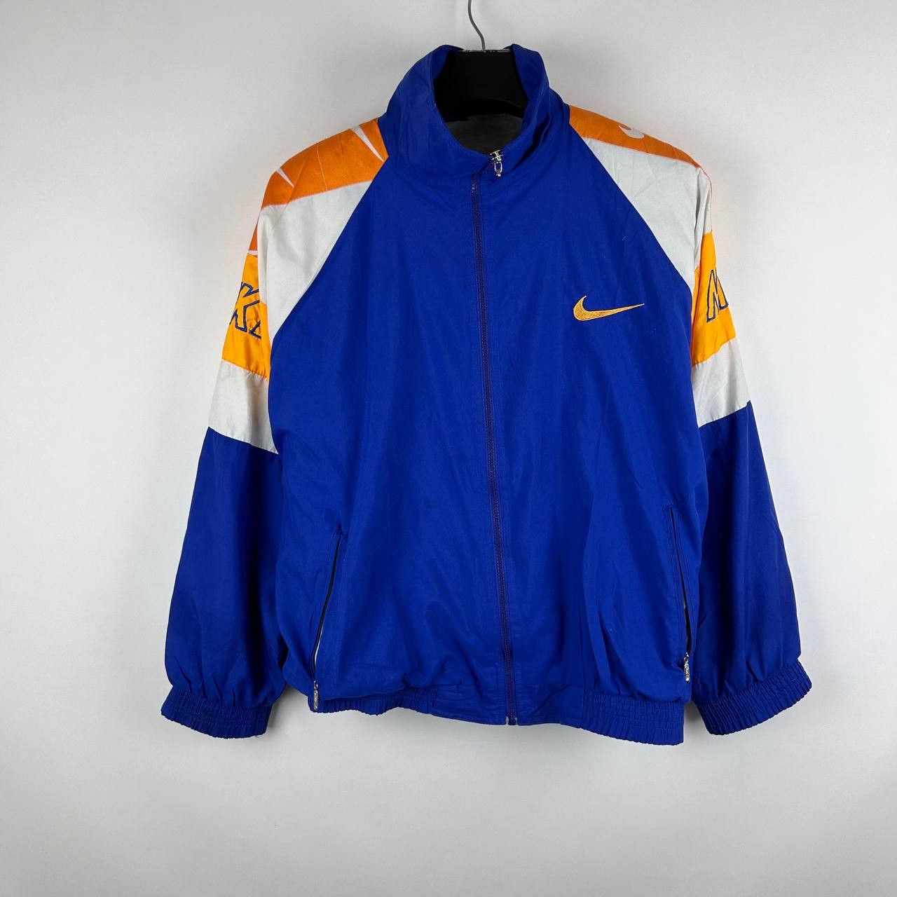 Nike × Streetwear × Vintage Vintage Nike nylon light jacket 90s blue ...