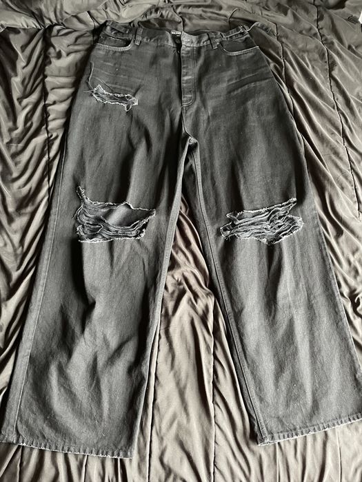 Balenciaga Balenciaga Distressed Rave Jeans | Grailed