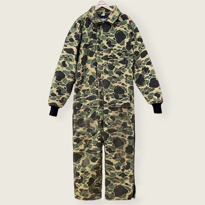 Vintage VINTAGE 70s Chiller Killer Camouflage Coveralls Jumpsuit | Grailed
