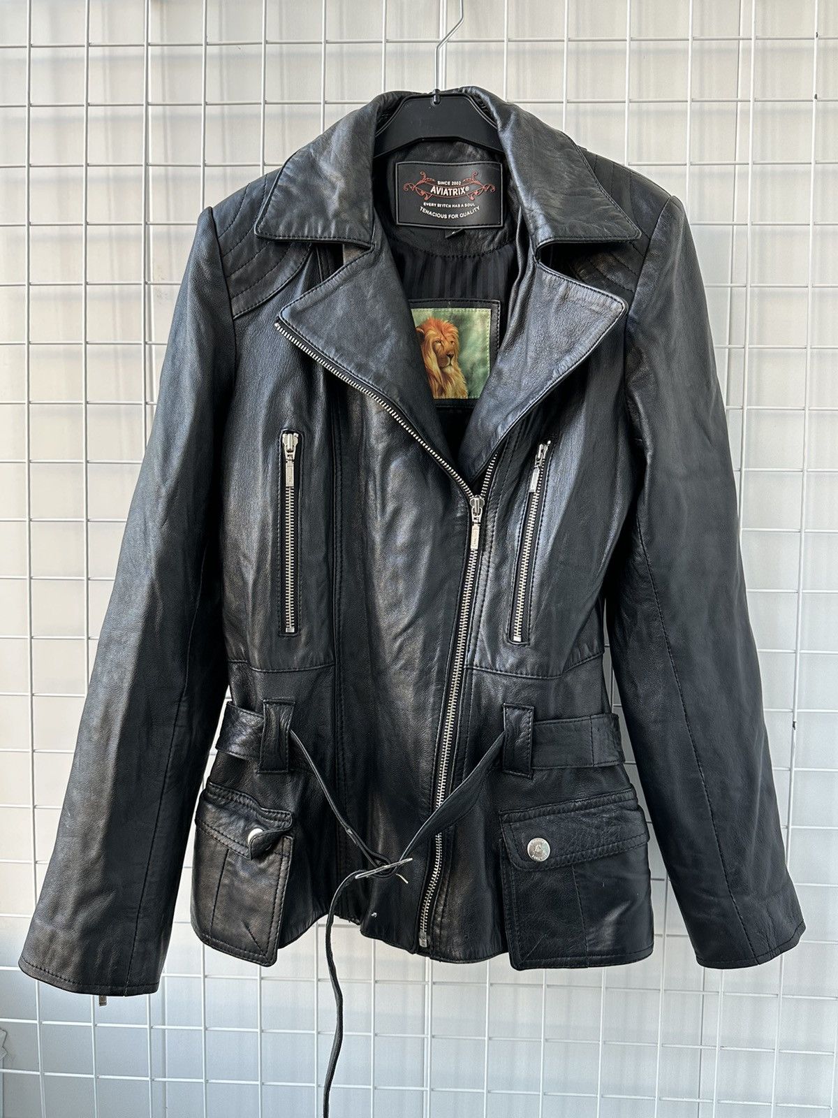 Vintage Aviatrix Leather Jacket Vintage | Grailed