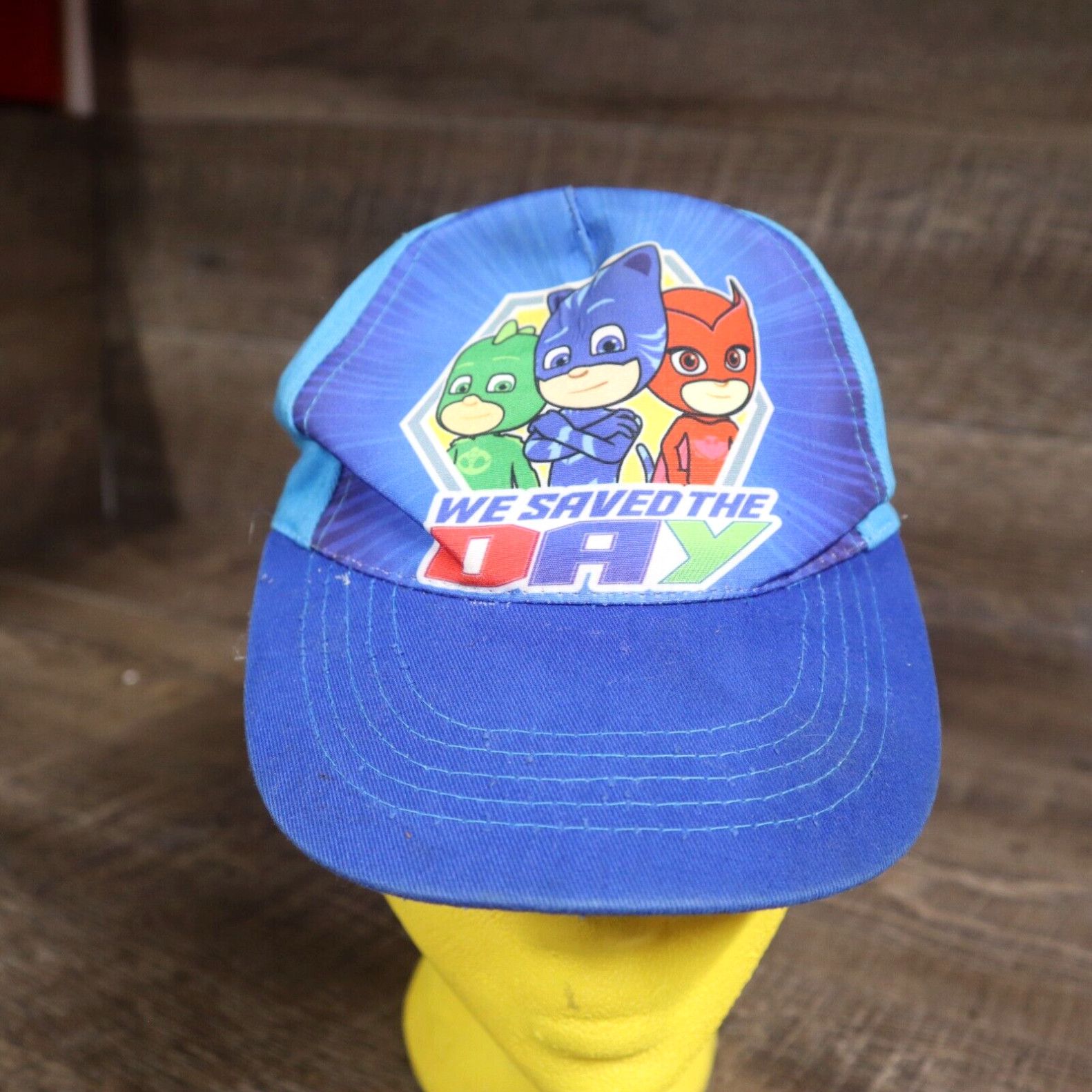 Vintage PJ Masks Hat Youth We Saved The Day Adjustable Cartoon | Grailed