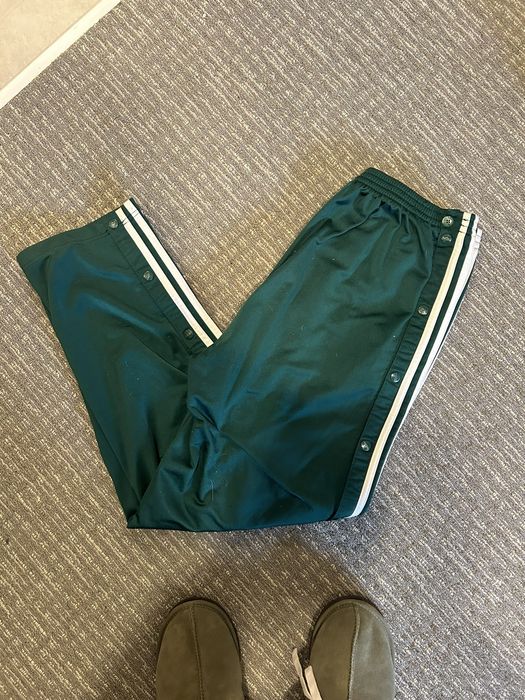 Adidas Early 2000’s adidas rip off track pants | Grailed