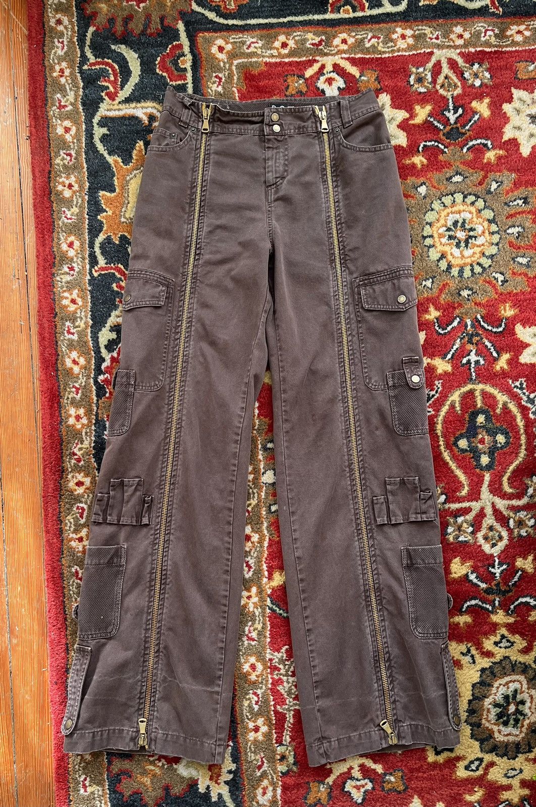 Dolce & Gabbana × Vintage SS2003 Dolce & Gabbana Heavy Full Zip Cargo Pants | Grailed
