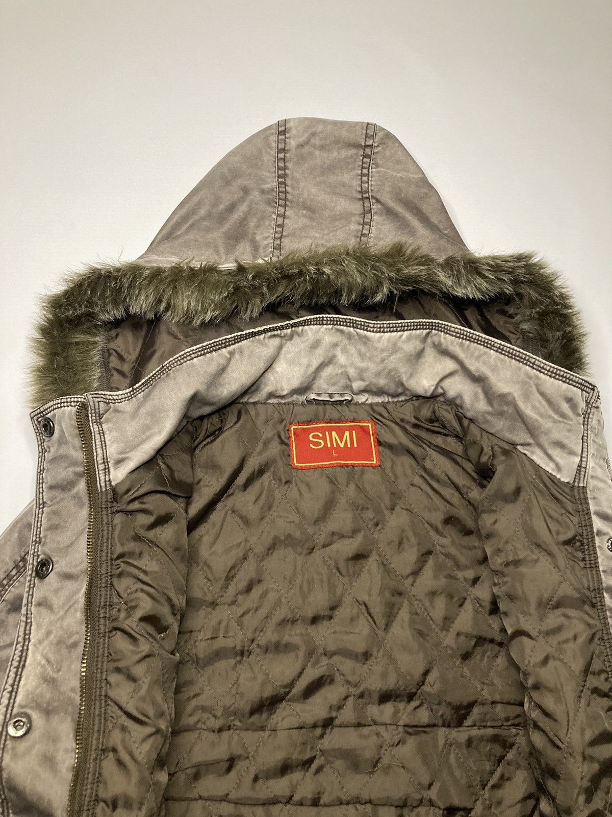 Archival Clothing Vintage Faux Fur Hood Opium Y2k Jacket | Grailed