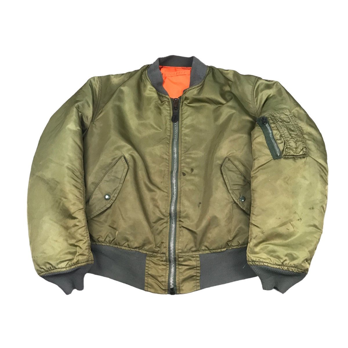 Alpha Industries × Avant Garde × Vintage ALPHA INDUSTRIES BOMBER FADED ...