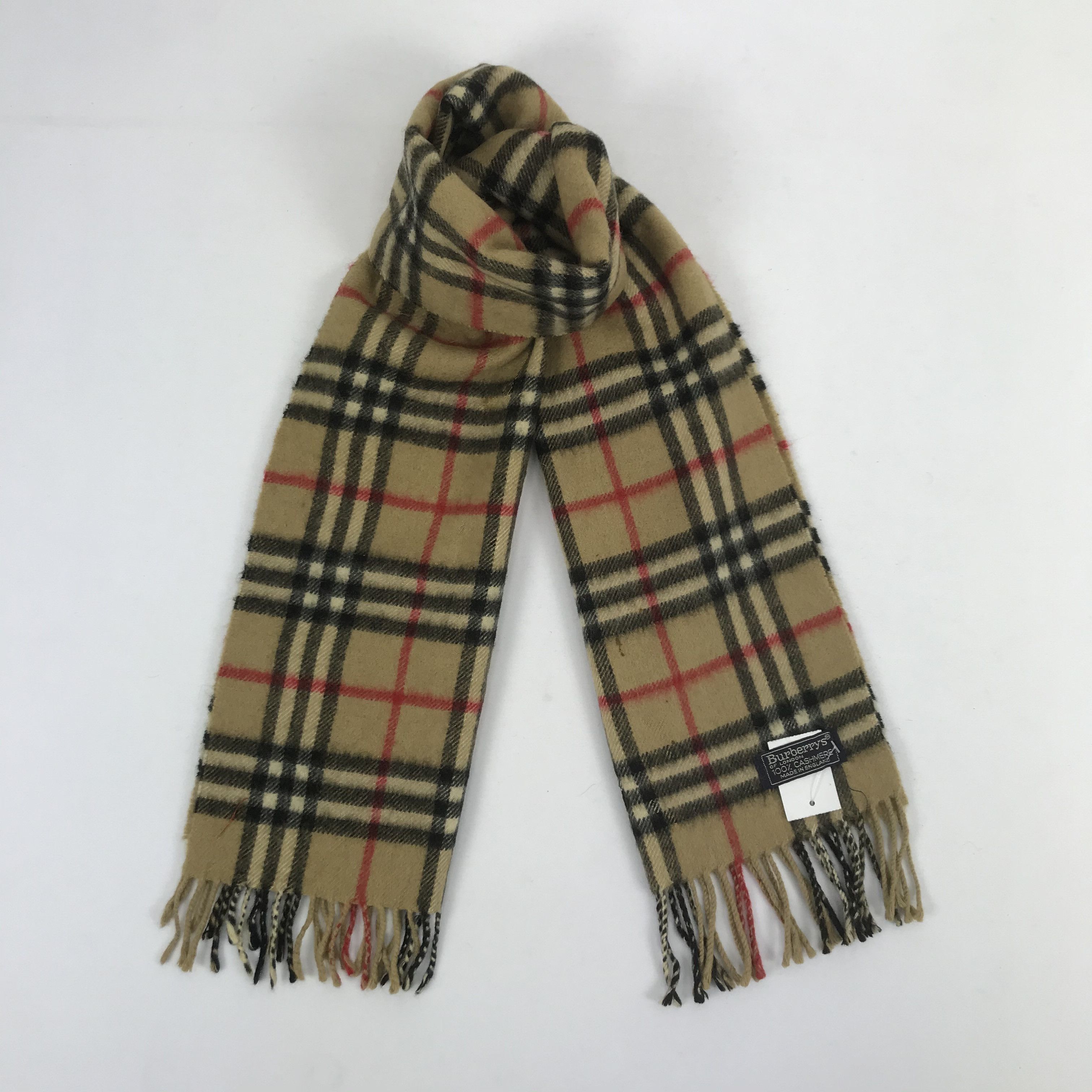 Vintage Vintage Burberry Scarf Muffler Wool Cashmere Scarves | Grailed