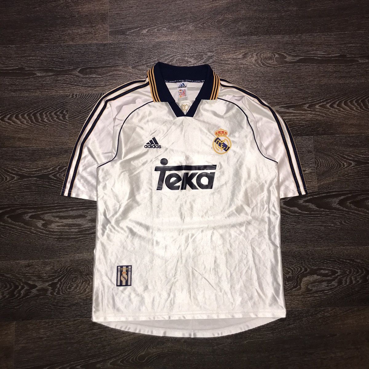 Adidas × Real Madrid × Vintage 1999 Real Madrid Away Kit Football ...