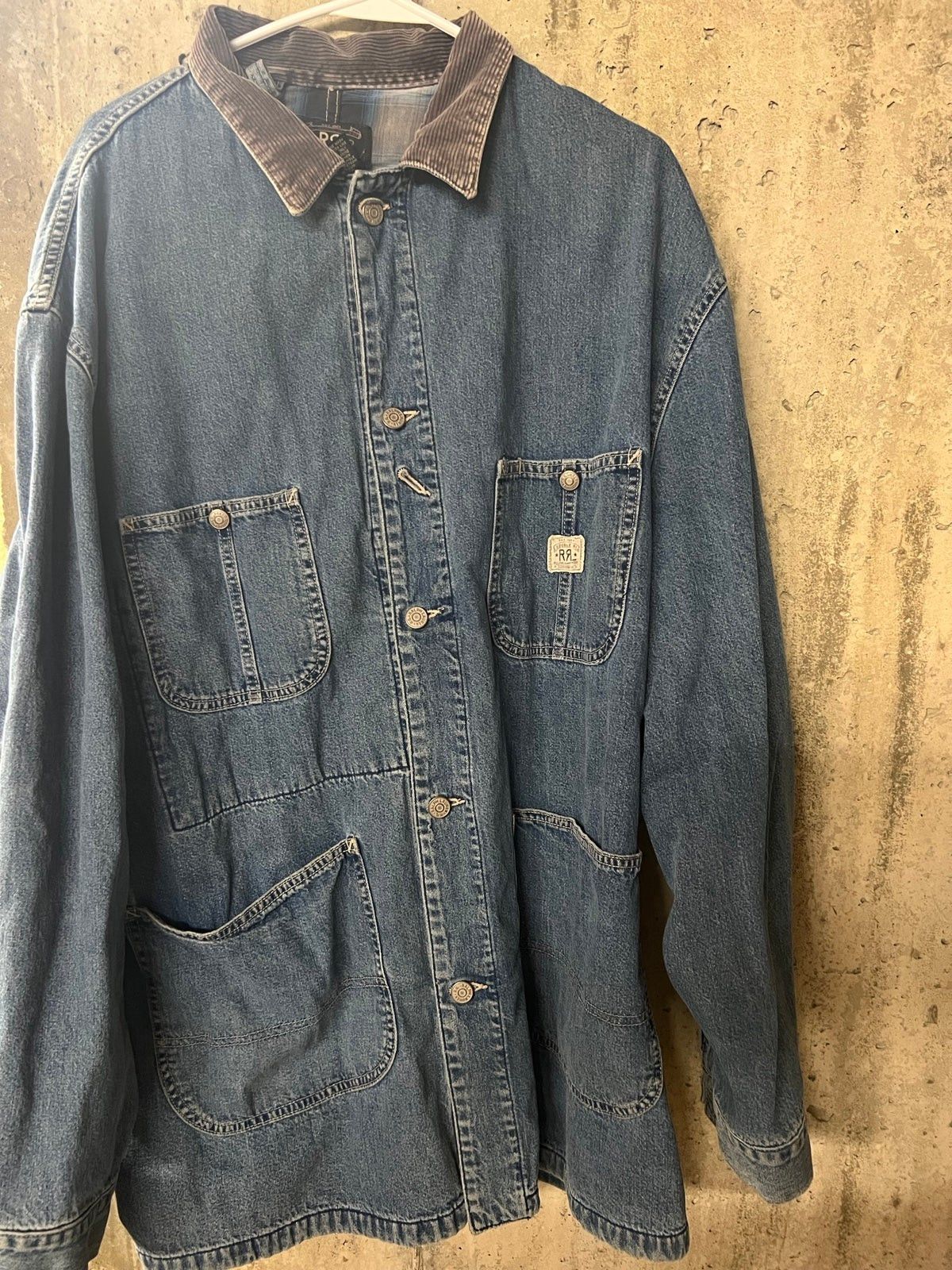 RRL Ralph Lauren Vintage Polo Ralph Lauren Double RL Denim Barn Chore ...