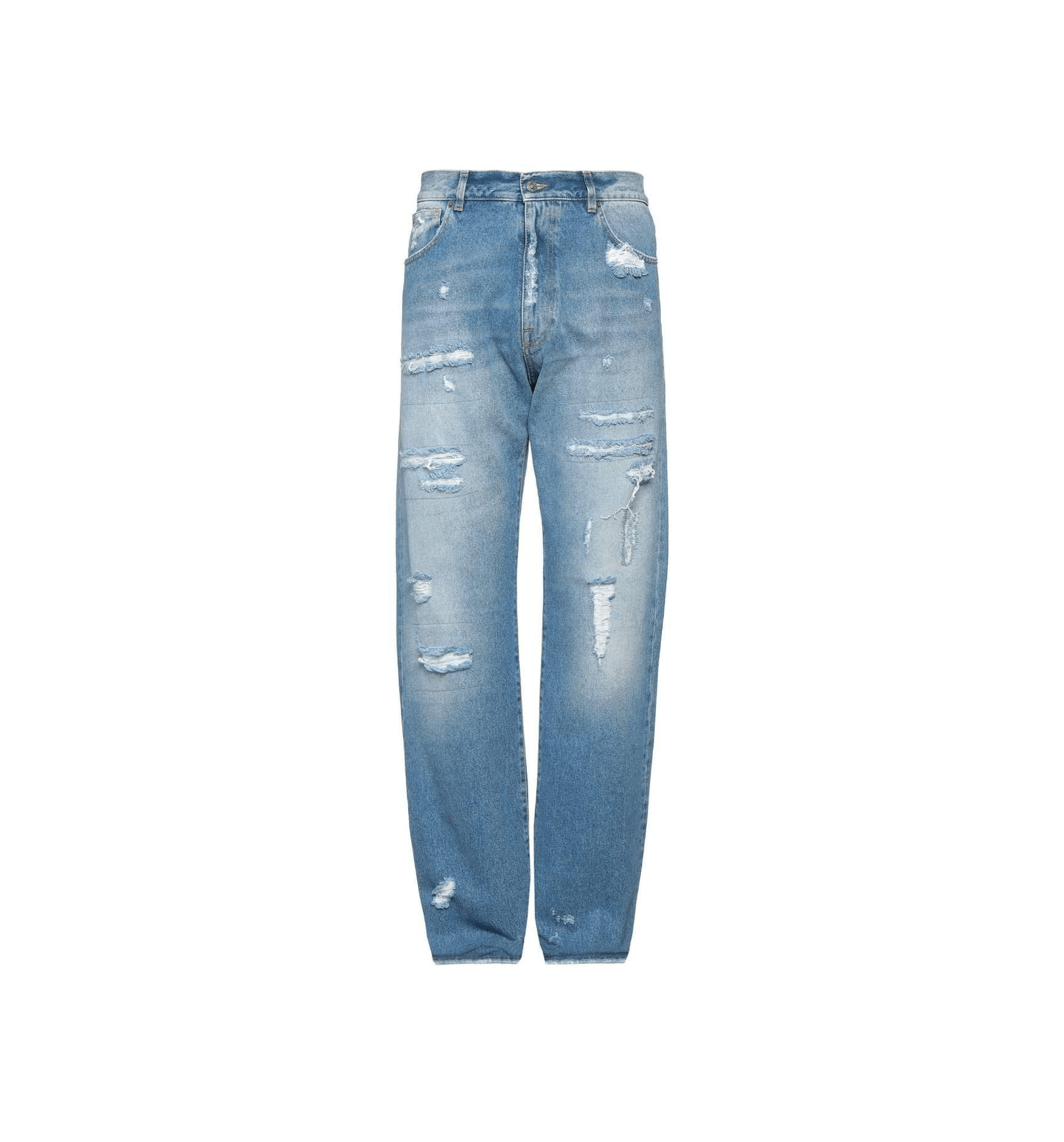 424 Distressed Washed Denim Jeans | Grailed